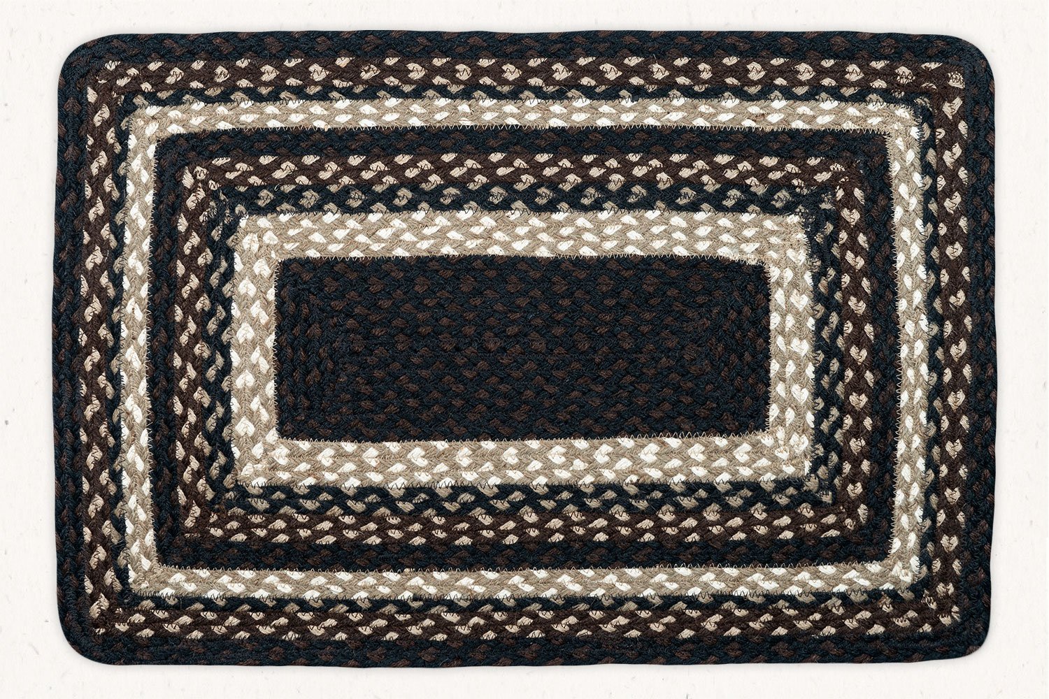 Ebony Braided Door Rug | DOR0007 – IZUMIWORLD
